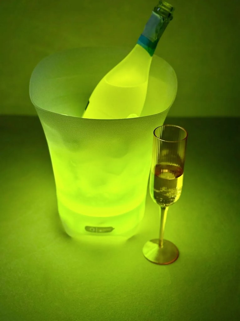 JU Nádoba na led, 5 litrů, LED, RGB, vnitřní USB