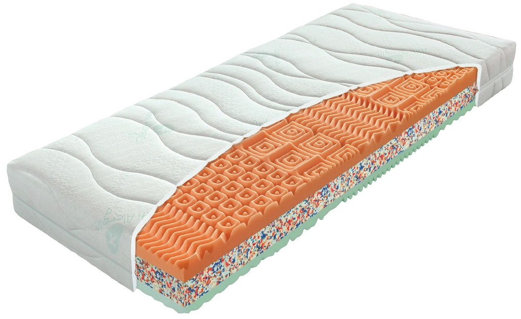 Materasso Zdravotní matrace LOTUS 70x200 cm, Výška matrace: 16 cm