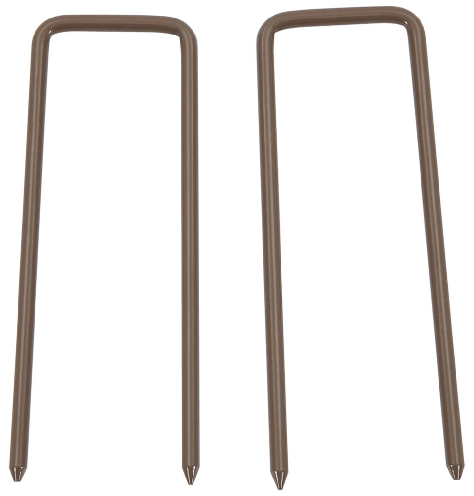 Outsunny nůžková mřížová brána, výsuvná 35-300 cm, ideální pro zahradu, hliník, hnědá, H103,5 cm| Aosom