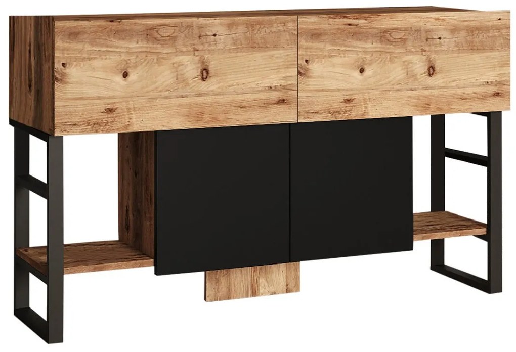 Designová komoda Edolie 138,8 cm borovice