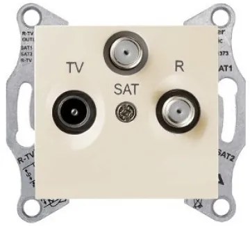 SEDNA ZASUVKA TV-R-SAT BEIGE SDN3501347