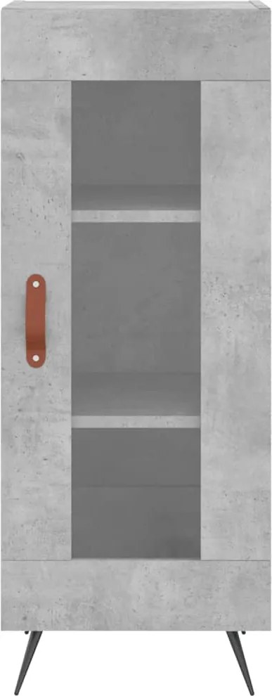 Skříň highboard betonově šedá 34,5x34x180 cm kompozitní dřevo 3200365
