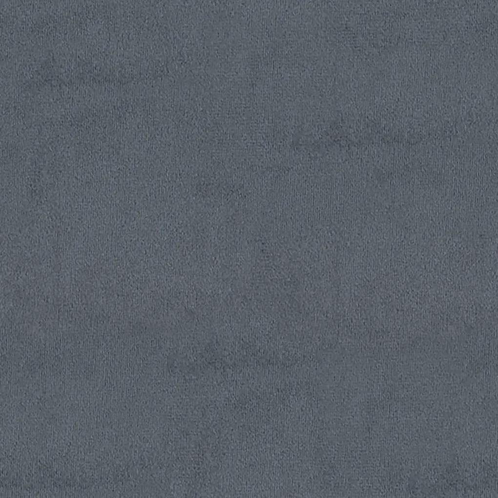 vidaXL Stolička s úložným prostorem 110x45x49 cm samet [344526] Barva: Modrá