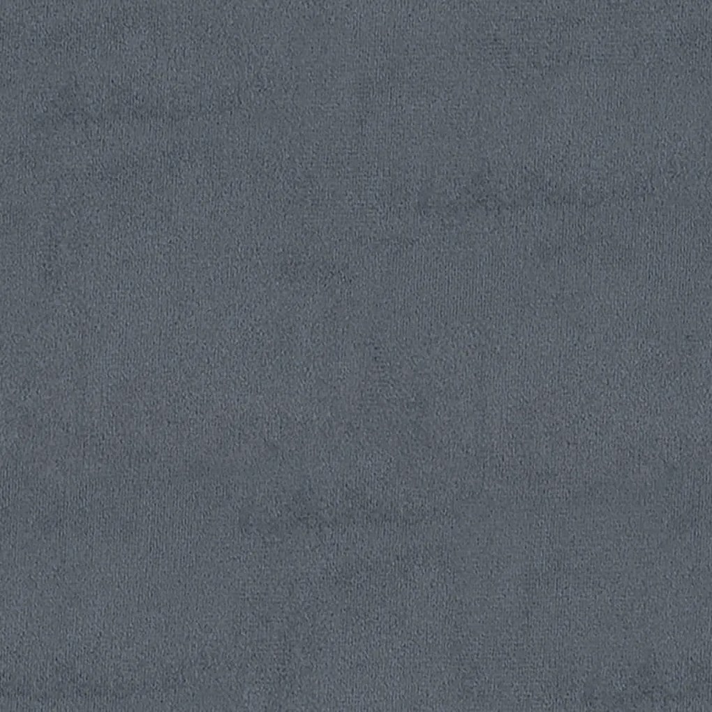 vidaXL Stolička s úložným prostorem 110x45x49 cm samet [344526] Barva: Tmavě šedá