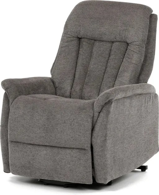 Polohovací křeslo šedé, elektrické TV-Q8575 GREY2