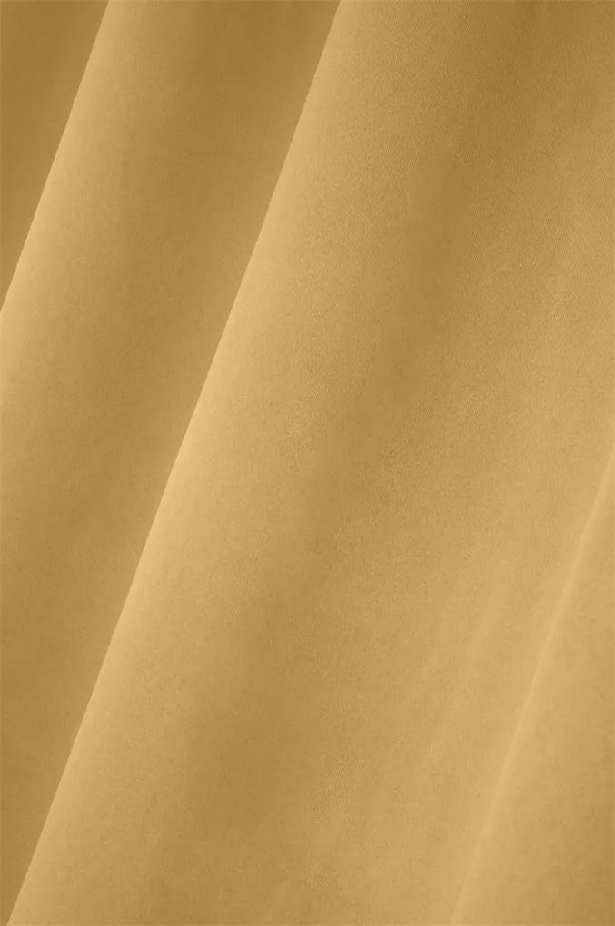 Dekorační závěs s řasící páskou zatemňující HAVANA - BLACKOUT 135x250 cm mustard/hořčicová (cena za 1 kus) MyBestHome