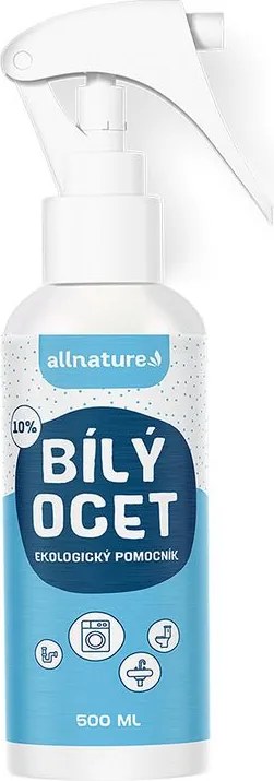 Allnature Bílý ocet 10% - 500 ml