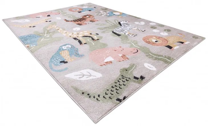 Dywany Łuszczów, Dětský kusový koberec Fun Africa beige, 120x170, vícebarevná, dětský pokoj