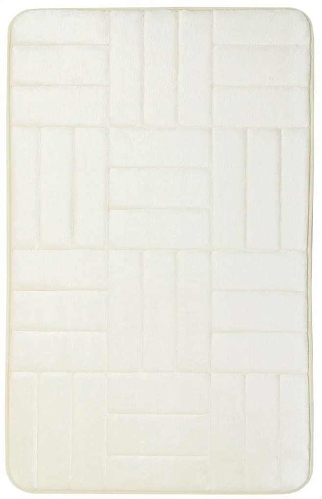 BO-MA koberce Protiskluzová koupelnová předložka 3D 667 cream - 50x80 cm