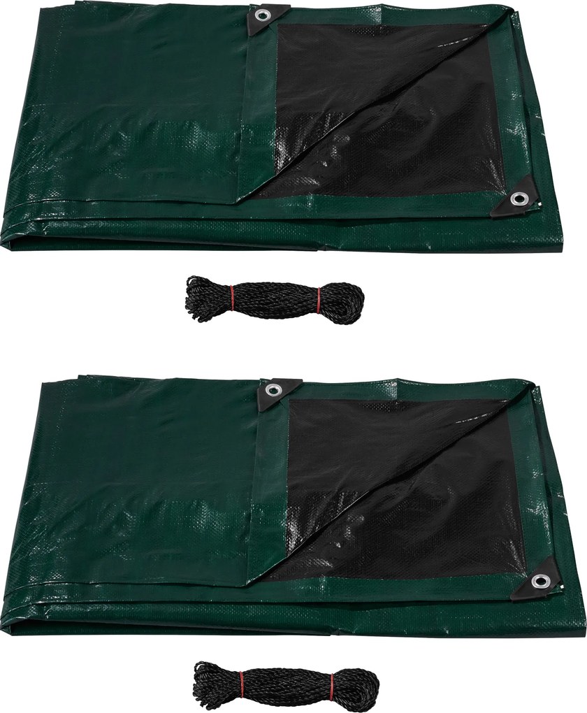 Parkside® Univerzální ochranná plachta, 1,5 x 6 m, 2dílná sada