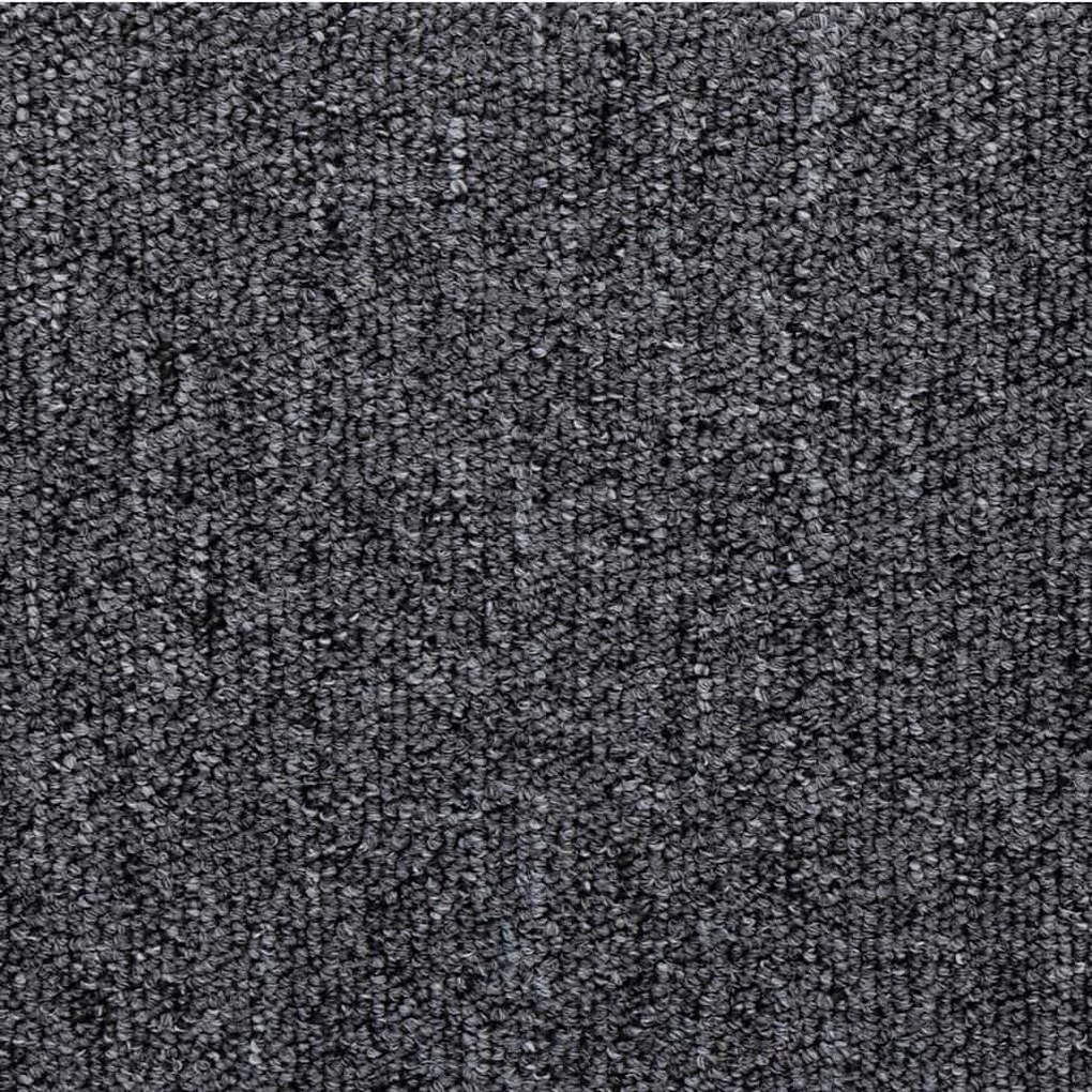 Schodové rohože 30 ks 65 x 21 x 4 cm tmavě šedé s obdélníkovým okrajem 3365777