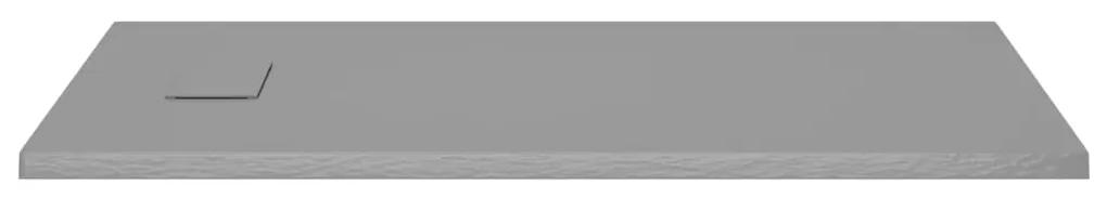 vidaXL Sprchová vanička SMC šedá 120 x 70 cm