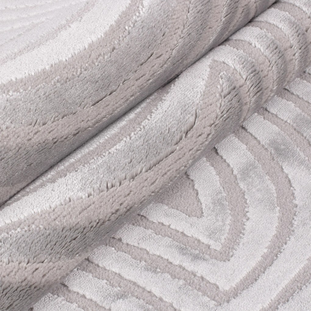 Ayyildiz, Kusový koberec Sahara 1113 Silver, 140x200, šedá, obývací pokoj