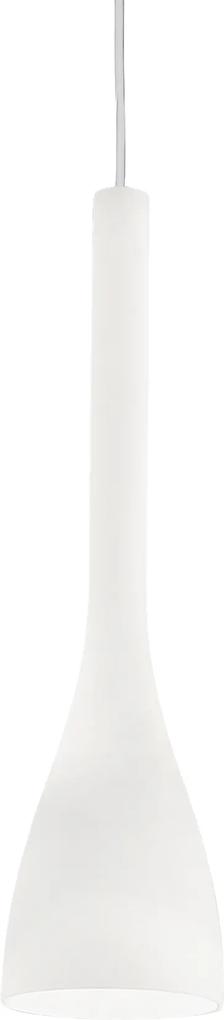 Závěsné svítidlo Ideal lux 035697 Flute SP1 SMALL BIANCO 1xE14 40W Závěsná svítidla