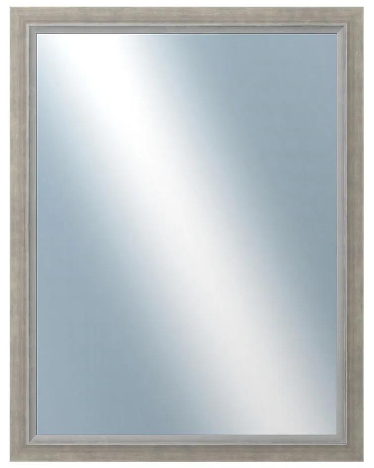 DANTIK - Zarámované zrcadlo - rozměr s rámem cca 70x90 cm z lišty AMALFI šedá (3113)