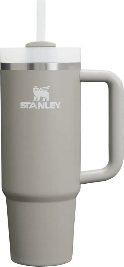 Světle šedá termoska s brčkem z nerezové oceli 890 ml Quencher H2.O FlowState™ Tumbler Ash – Stanley