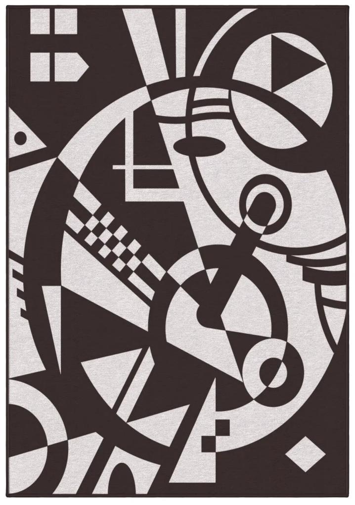 GDmats koberce Designový kusový koberec Geometry od Jindřicha Lípy - 140x200 cm