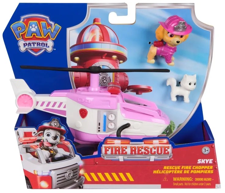 Tlapková Patrola Fire Rescue Vozidlo Skye