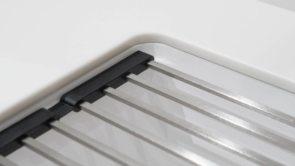 Aplomo Momi 82 granitový dřez s odkapávačem, grafit metalic