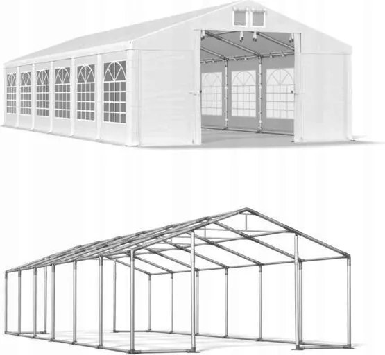 Párty stany 8x12 m Stanové haly Das 580 W