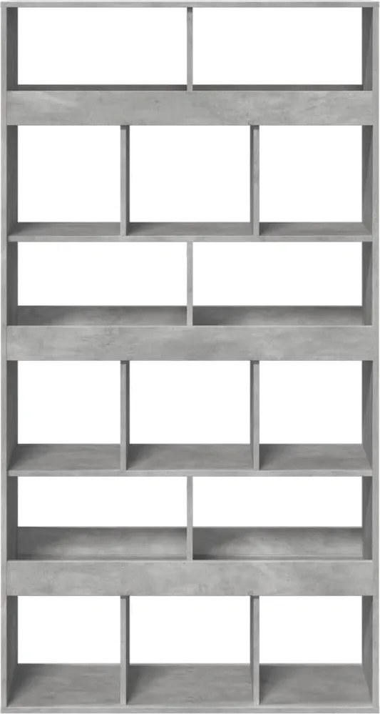 Dělicí stěna betonově šedá 100 x 33 x 187,5 cm kompozitní dřevo 3309540