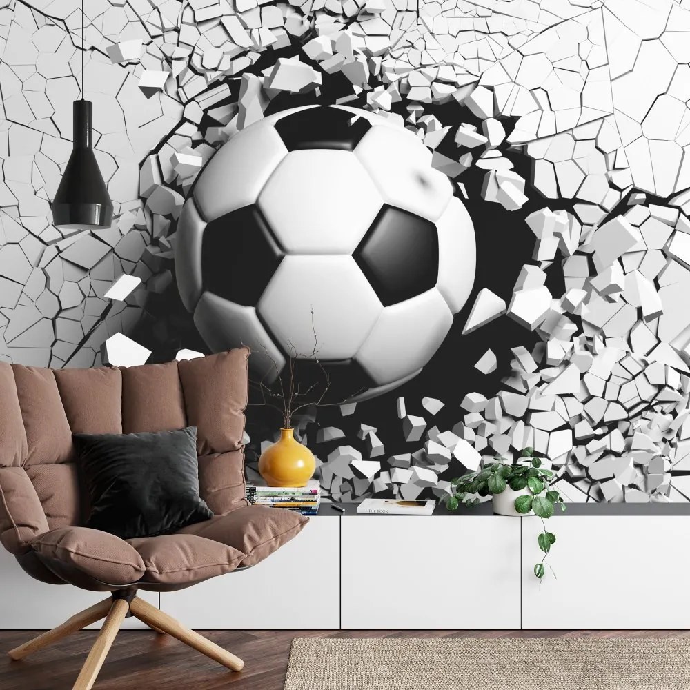 Fototapeta Fotbal – 3D Efekt Strukturální vinyl 312x219