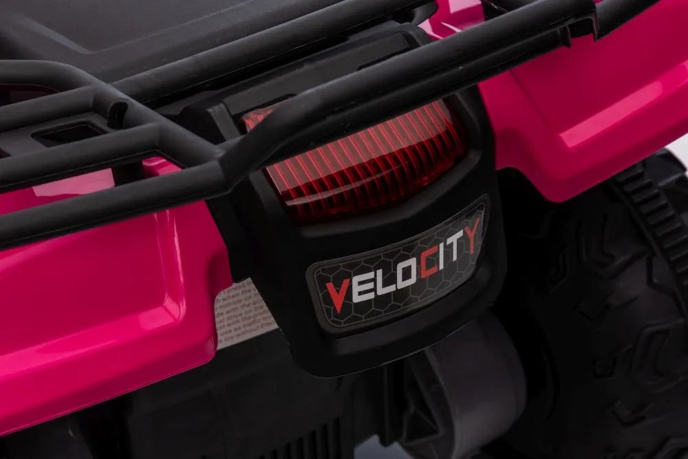 LEAN CARS Elektrická čtyřkolka JC915 na akumulátor, růžová