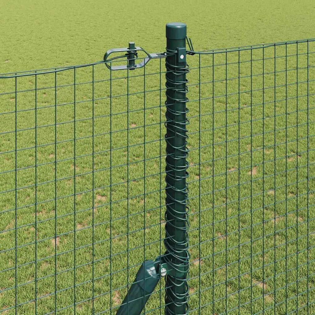 Zemní upevnění svařované drátěné ploty 10 x 1,5 m Zelená 3351705