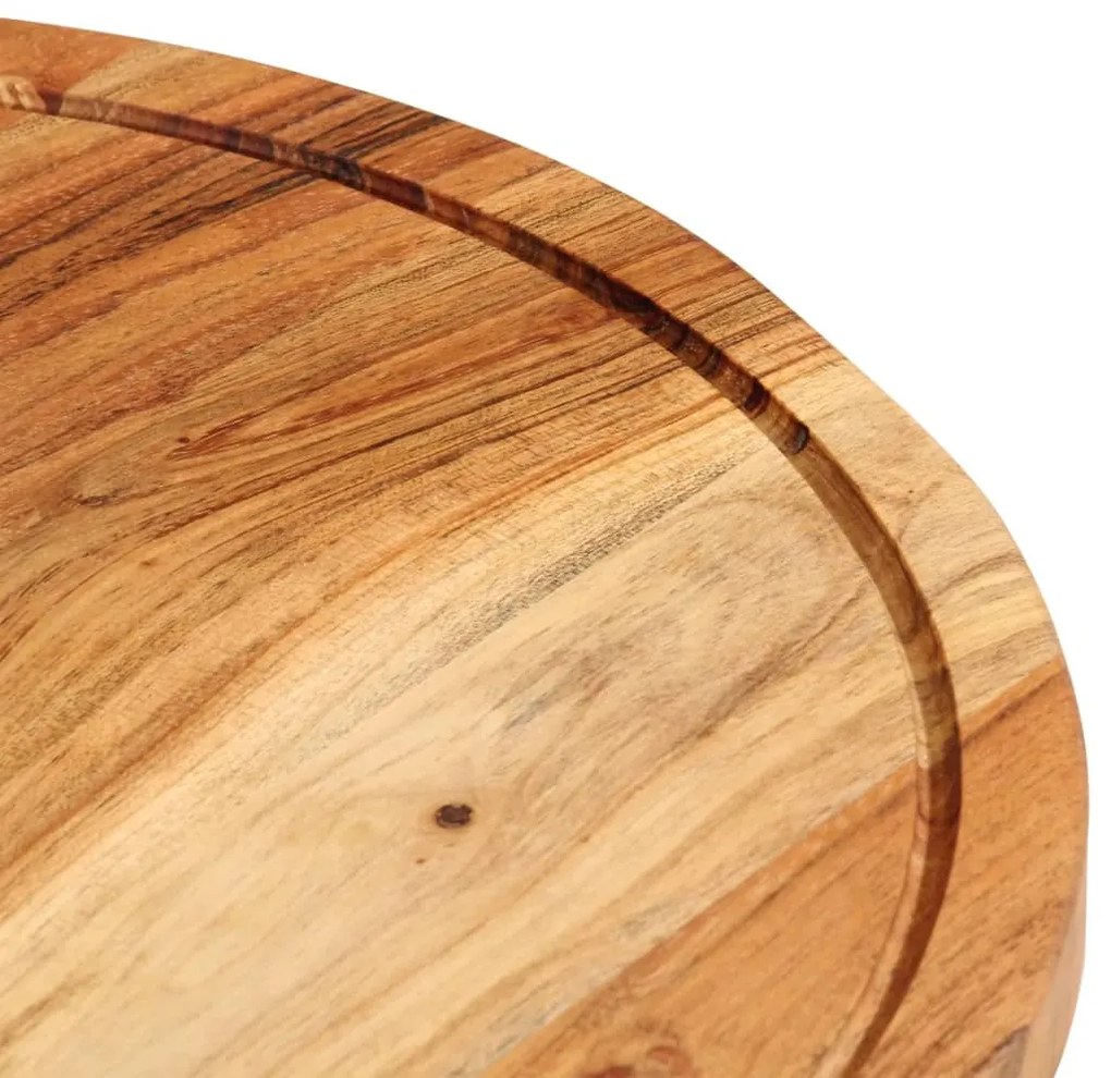 Prkénko na krájení Ø 40 x 2,5 cm masivní akáciové dřevo - Default Title