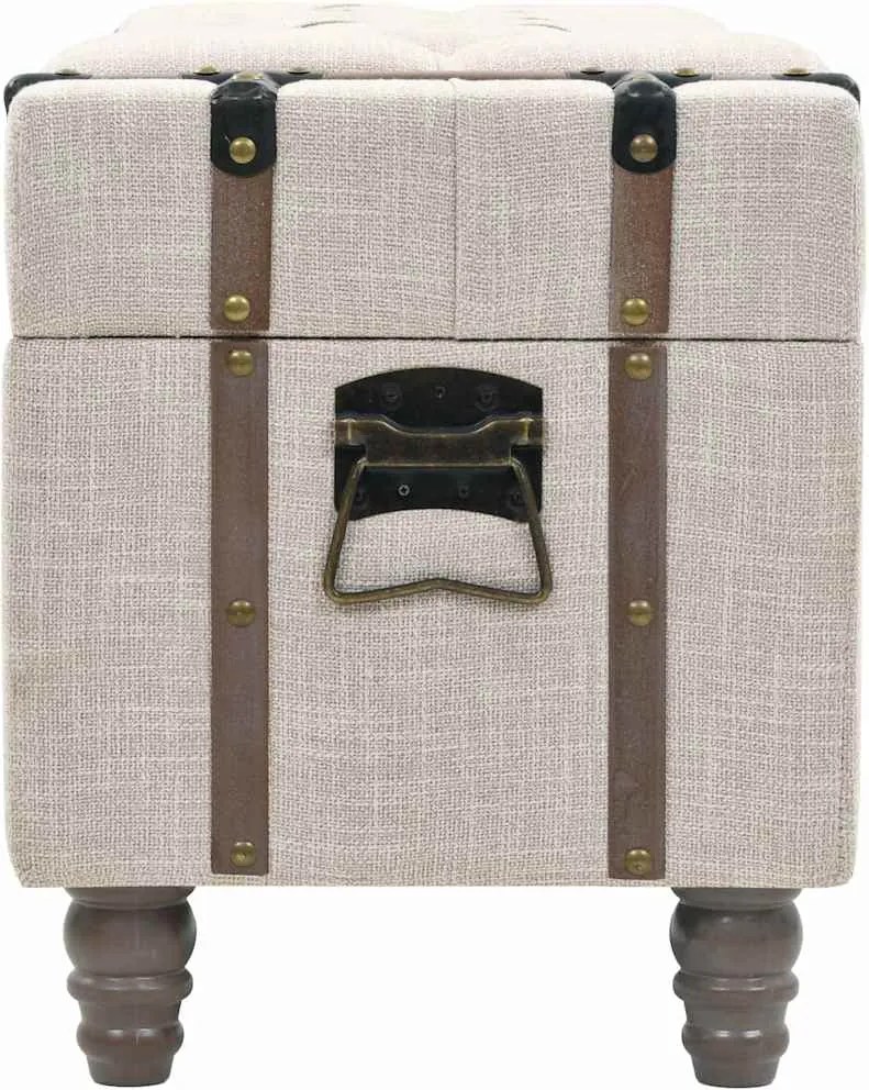 Sada úložných lavic 3 kusy masivní dřevo a ocel 112x37x45 cm 245762