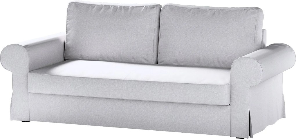 Potah na pohovku IKEA Backabro, 3-místná, rozkládací barva šedá látka pletený vzor