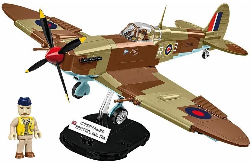Cobi 5764 ii ww supermarine spitfire mk. ixe 1:32