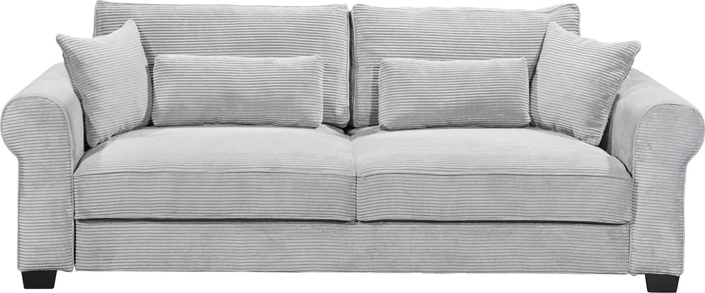 XXXLutz ROZKLÁDACÍ POHOVKA, textil, světle šedá MID.YOU - Rozkládací pohovky - 002220051601