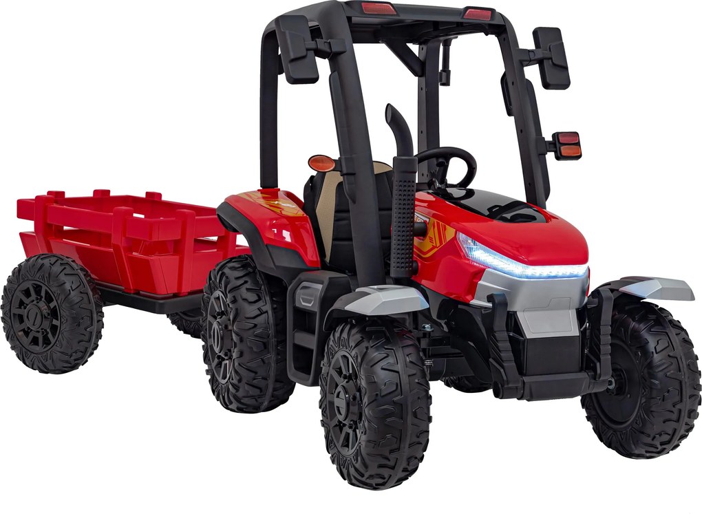 Ramiz Traktor BLAST s přívěsem Červený