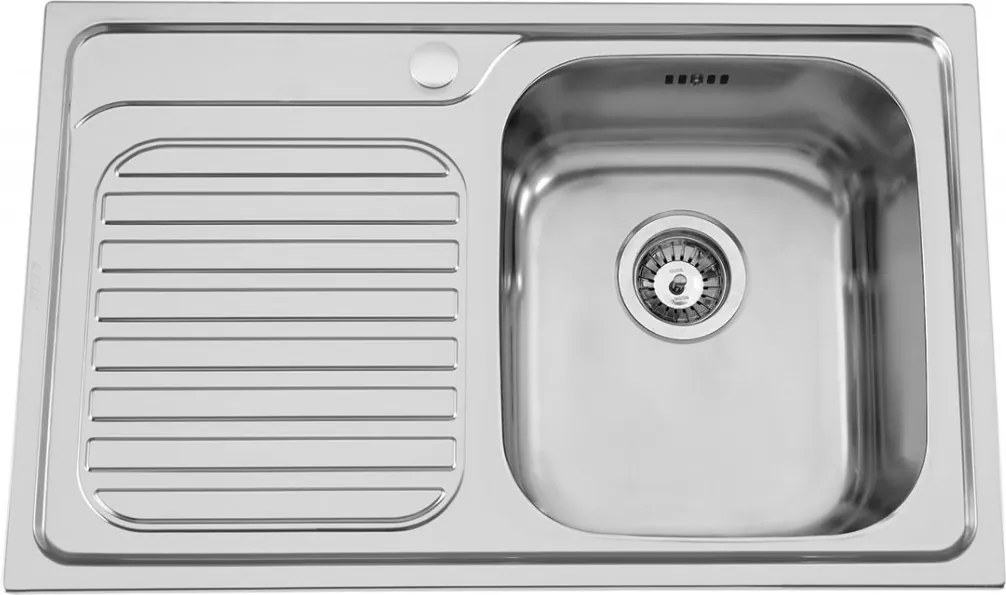 Sinks ALFA 800 V 0,7mm levý texturovaný (RDALT8005007VL) Sinks