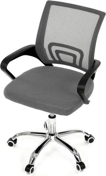 Dětská otočná židle šedá KA-L103 GREY
