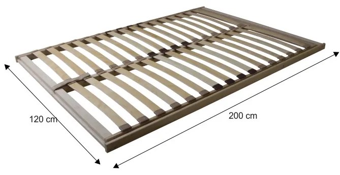 Výklopný lamelový rošt BASIC FLEX FRONT Tempo Kondela 90 x 200 cm