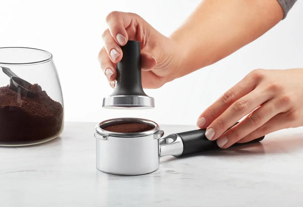 Tlakový pákový kávovar KitchenAid šedý mat