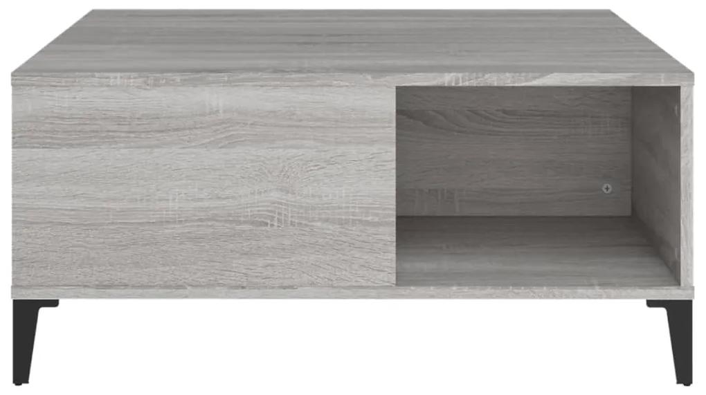 Konferenční stolek šedý sonoma 80x80x36,5 cm kompozitní dřevo - Default Title
