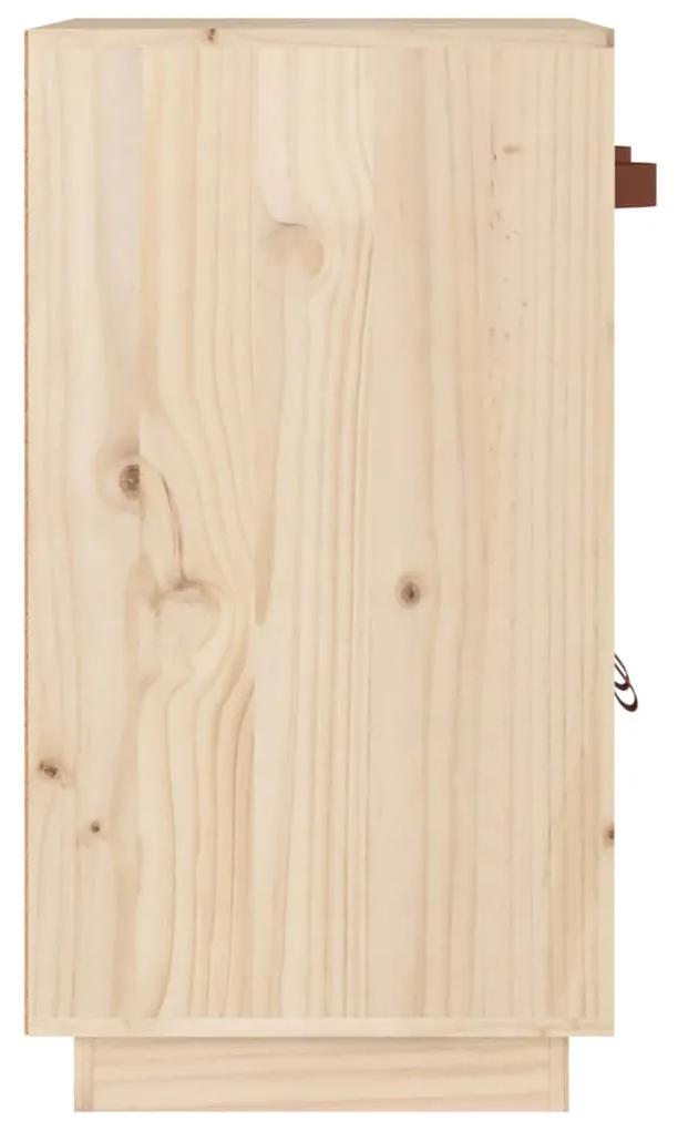 Příborník 65,5 x 40 x 75 cm masivní borové dřevo,  820127