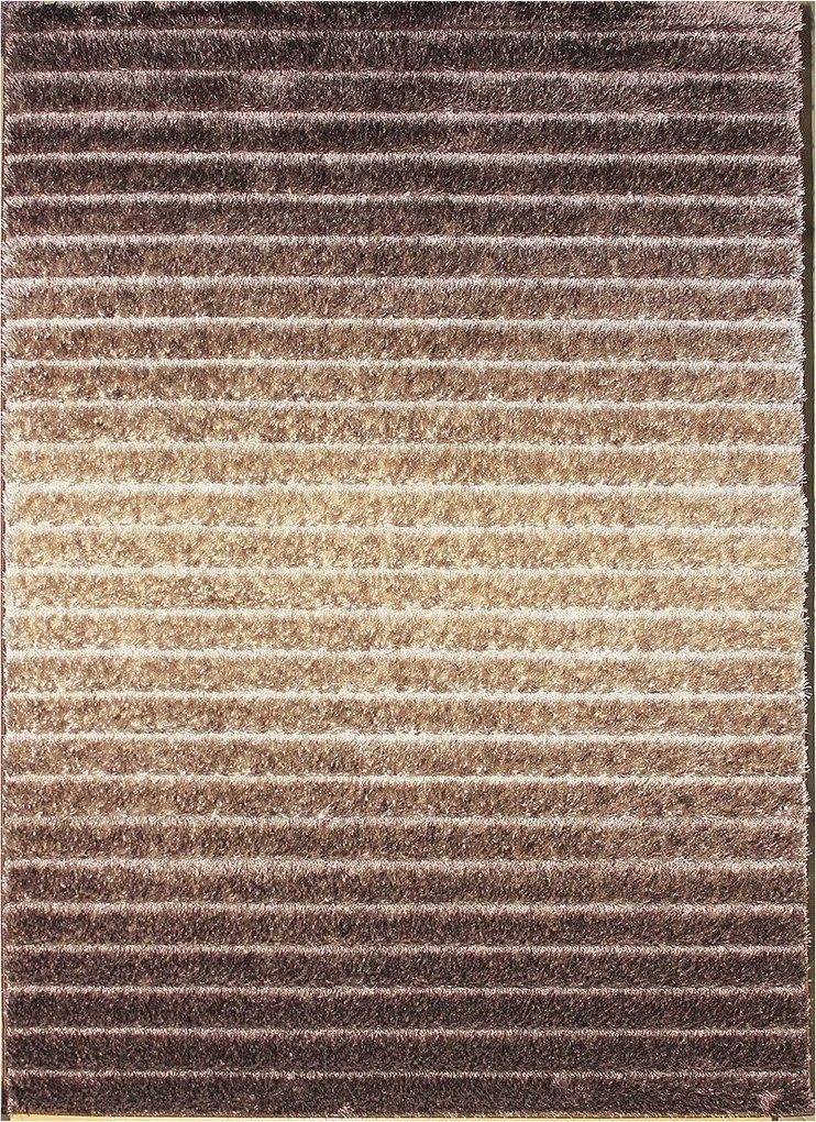 60x100 Kusový koberec Seher 3D 2607 Brown Beige