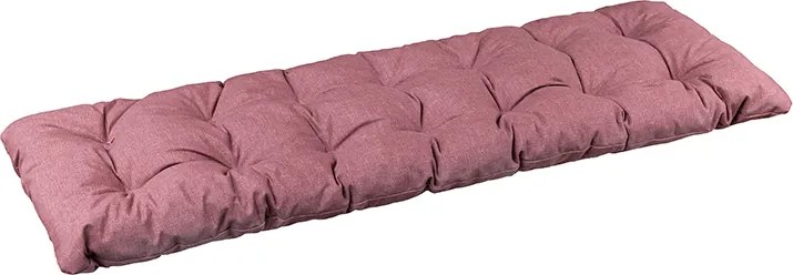 Bellatex Sedák na lavici prošívaný Růžová 40x150 cm