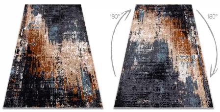 MIRO 51454.802 mycí kobereček Abstrakce protiskluz modrý / béžový velikost 200x290 cm | krásné koberce cz