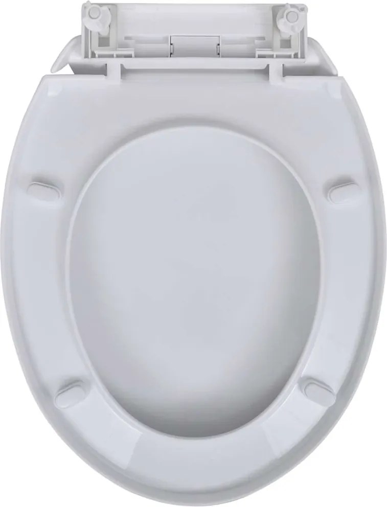 WC sedátka s funkcí pomalého sklápění 2 ks bílá plastová 275927