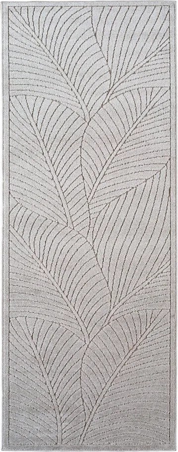 Vnitřní a venkovní běhoun ve stříbrné barvě 80x250 cm Nova 1203 – Ayyildiz Carpets