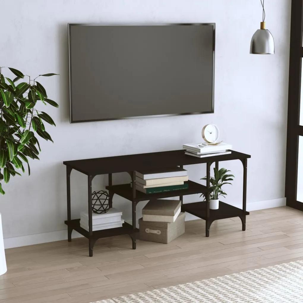 826330 vidaXL TV skříňka černá 102 x 35 x 45,5 cm kompozitní dřevo