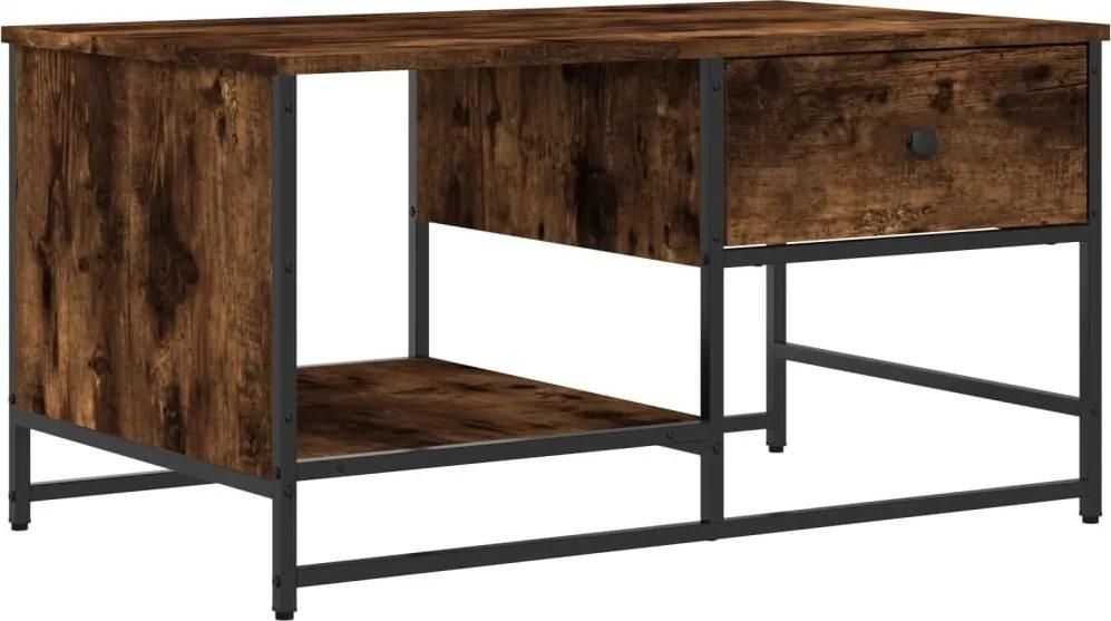 vidaXL Konferenční stolek 85,5x51x45 cm kompozitní dřevo [835341] Barva: Černá