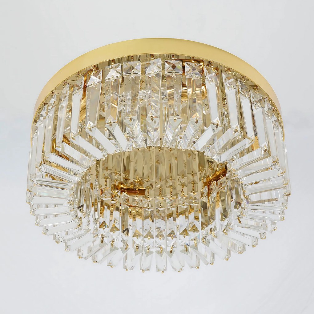 Toolight Toolight, stropní svítidlo 60cm, 8xE14, APP1729-8C, zlatá lesklá, OSW-06355
