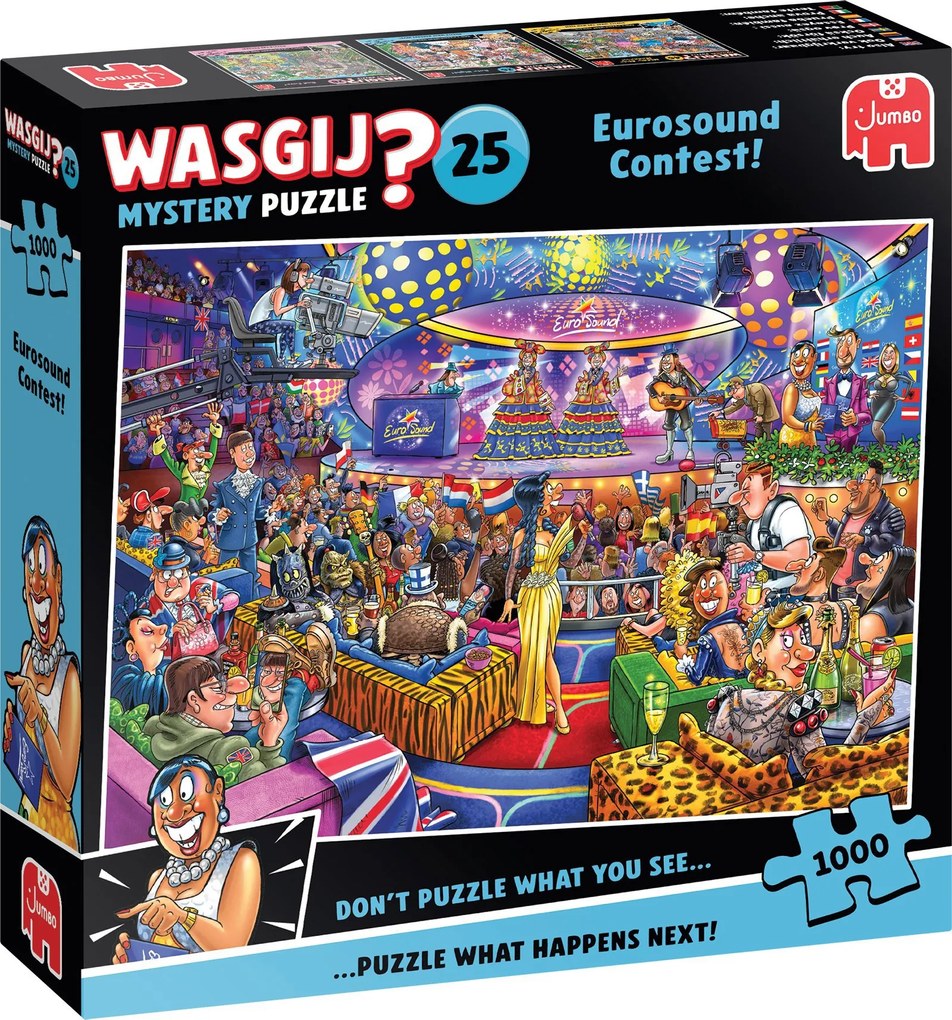 Jumbo puzzle wasgij mystery 25: soutěž eurosound 1000 dílků