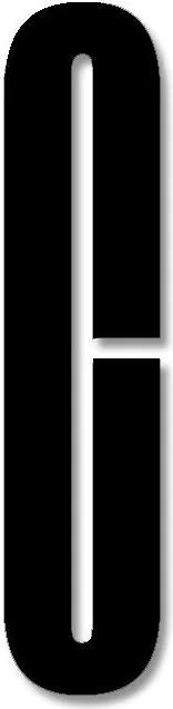 Písmeno Design Letters C C akrylové 8 cm černé